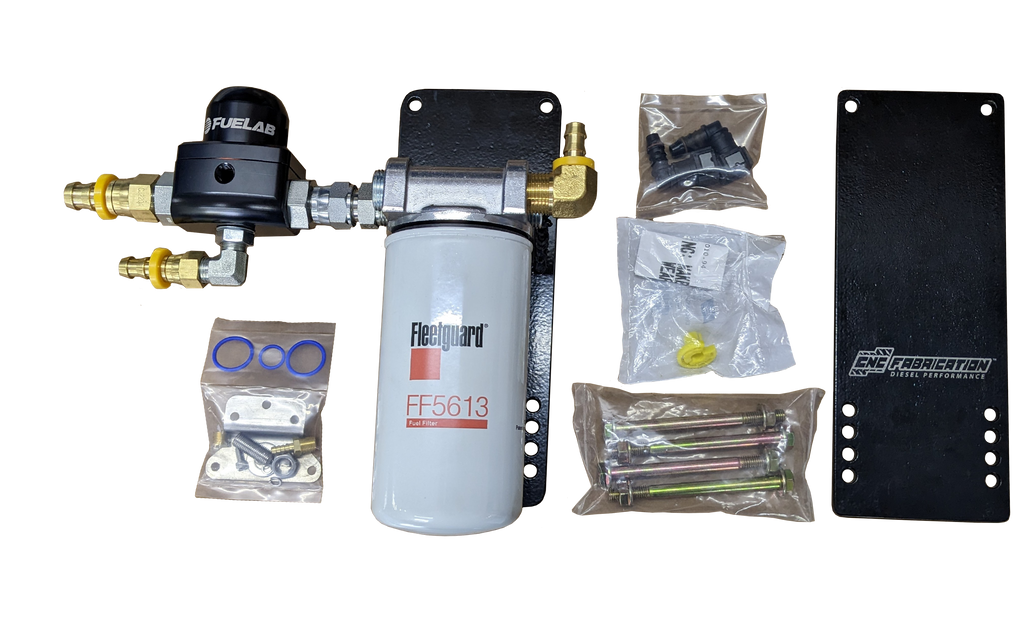 94.5-03 7.3L CNC Fabrication Fuel Filter Relocation Kit - 422100 ...